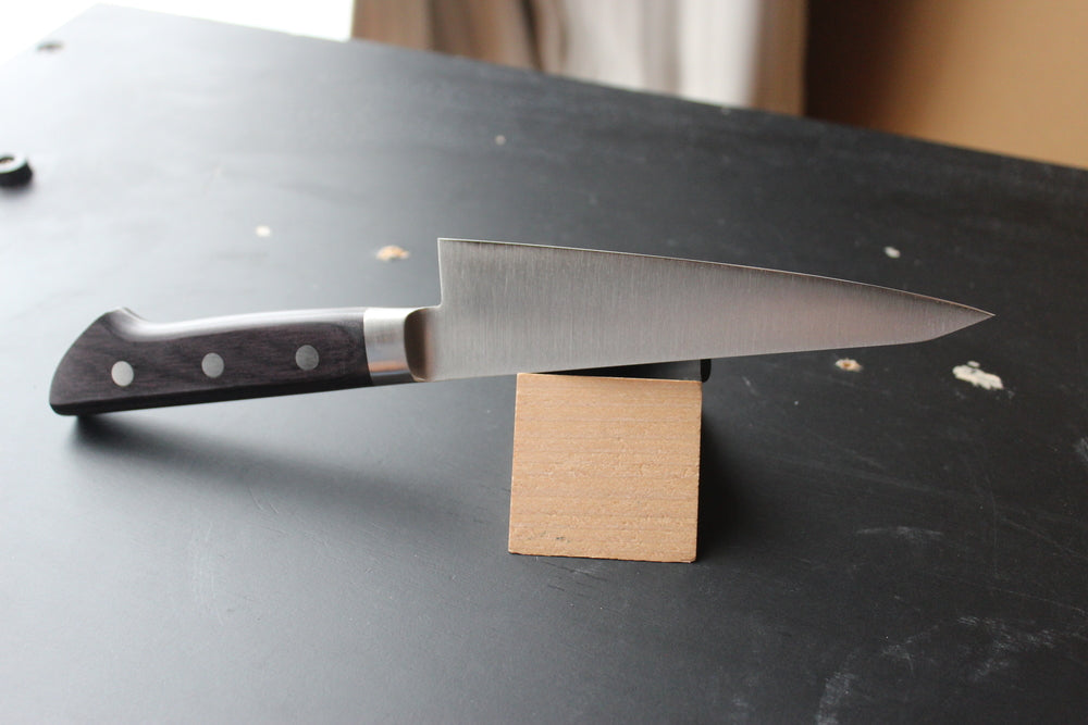 Fujiwara Kanefusa 145 mm Molybdenum steel Honesuki boning knife Black ...